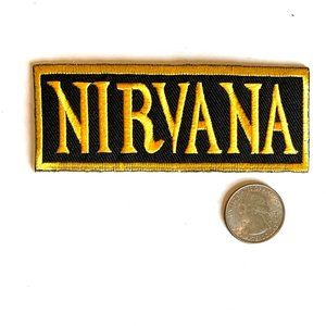 Accessories | Nirvana Patch Iron On Band Badge Grunge Music Diy | Poshmark
